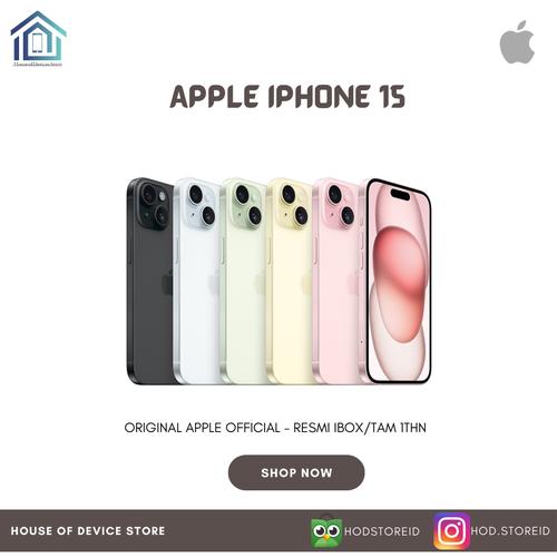 Jual iPhone 15 Apple garansi resmi tam/ibox/digimap/gdn 128gb/256gb ...