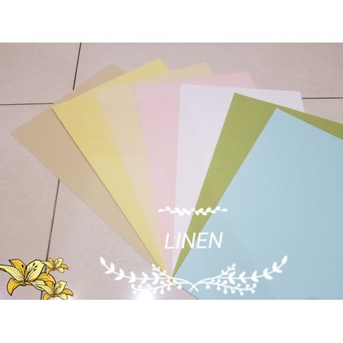 Jual Kertas Linen Jepang 230gsm ukuran Folio / A4 ( 1 pak isi 100 ...
