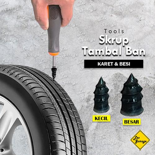 Promo Alat Tambal Ban Tubles Tubeless Mobil Motor Sekrup Skrup Karet ...