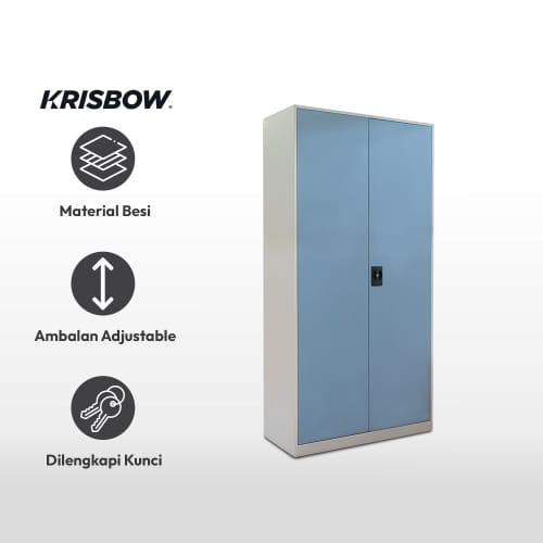 Jual Krisbow Lemari Arsip Kantor Besi 2 Pintu - Biru FILE CABINET 4 ...