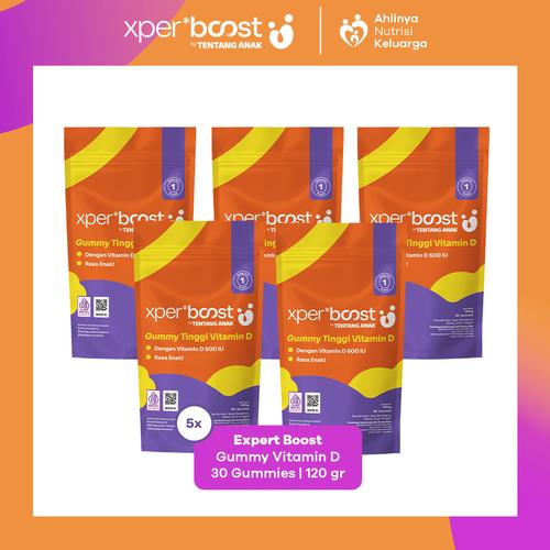 Promo Expert Boost - Paket 5 Gummy Vitamin D 600 IU Anak dan Dewasa ...