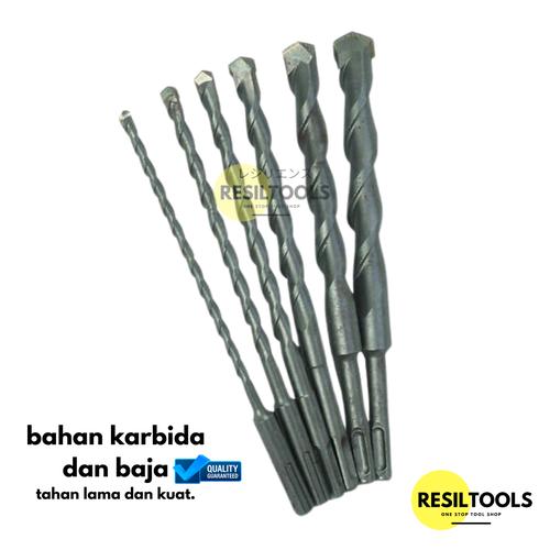 Promo mata bor beton 28 x 350 mm batu SDS drill bit concrete dinding ...