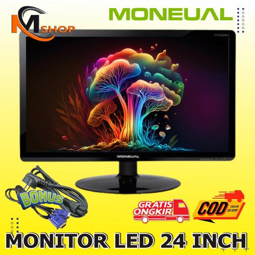 Jual Monitor LED 24 INCH LED Monitor layar untuk PC / CCTV - MONEUAL 24 ...