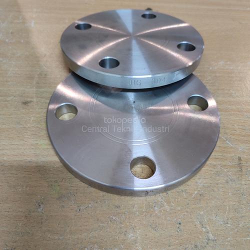 Jual Flange Buta / Blind Flange Stainless 304 Jis 10k / 3" inch DN 80 ...