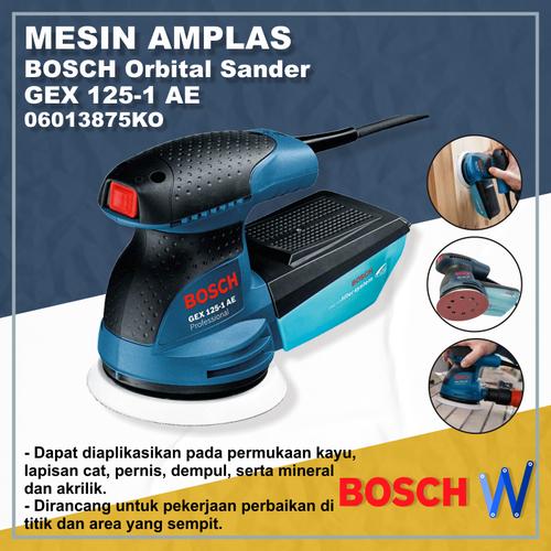 Jual Mesin Amplas BOSCH GEX 125-1AE Orbit Random Orbital Sander - Kota Semarang - Waroeng Tehnik ...