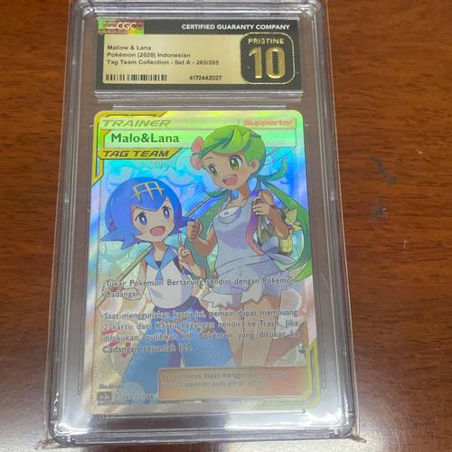 Jual Kartu Pokemon Indonesia SM AC3a Malo / Mallow & Lana SR CGC 10 ...