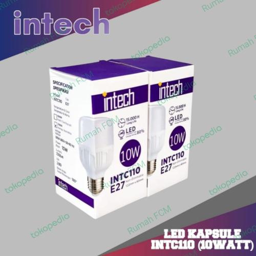 Jual Intech INTC110 10w/LED Lampu Kapsul 10watt Putih E27/Intech Kapsul ...