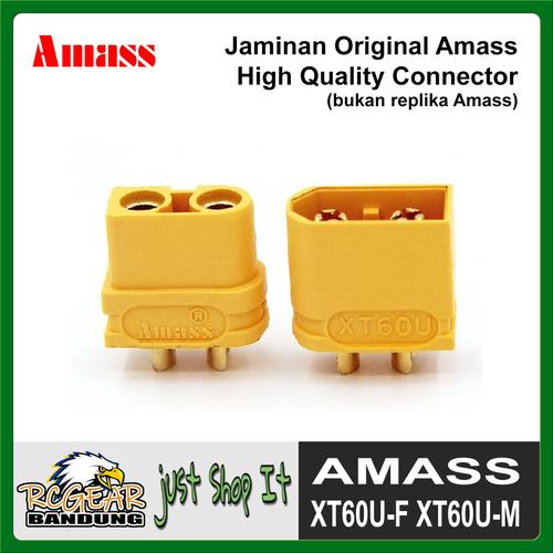 Jual Amass XT60U Plug Connector Female Male Lipo Battery for RC FPV Drone - XT60U Female - Kota ...