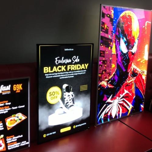 Jual Slim lighbox neonbox slim neonbox tipis - A4 - Kab. Tangerang ...