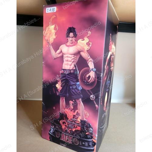 Jual Statue Figure One Piece Portgas D Ace Standing LC Studio Design ...