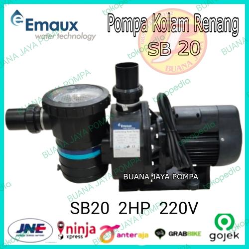 Jual Mesin Pompa Kolam Renang EMAUX SB 20 2Hp Swiming Pool Pump SB 20 ...