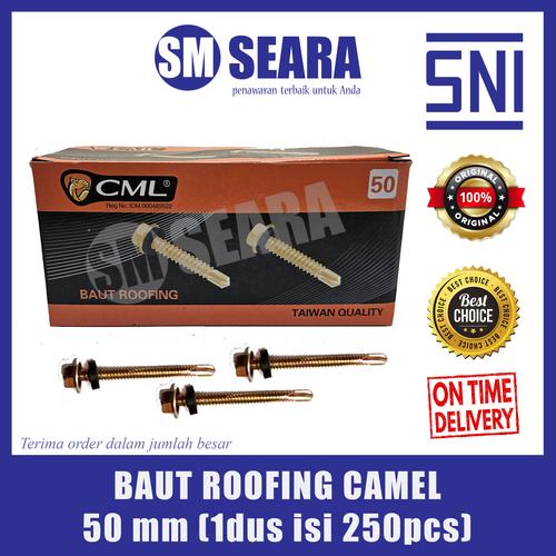 Jual Baut Roofing CML Camel 50mm 5cm (250pcs) / Dus Grosir - Kota Bekasi - SM Seara | Tokopedia