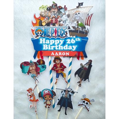 Jual Cake Topper Onepiece Topper Kue One Piece Karakter Onepiece - Kota ...