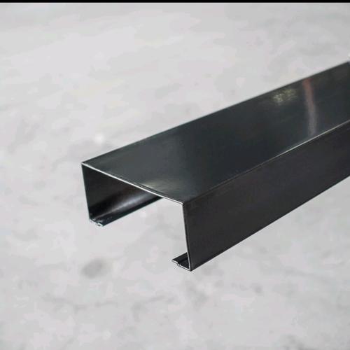 Jual Aluminium open back polos shop front 3 inch / open back polos 3 ...