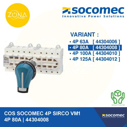 Jual COS CHANGEOVER SWITCH SOCOMEC VM1 4P 4 POLE 80A 44304008 ORIGINAL ...