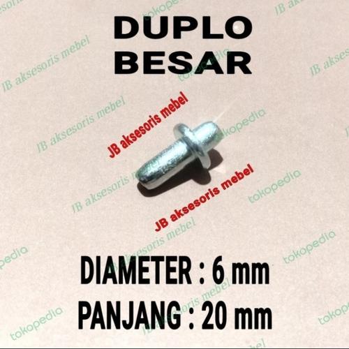 Jual DUPLO BESAR - AMBALAN PEN PIN BESI PENYANGGA SEKAT RAK KAYU LEMARI ...