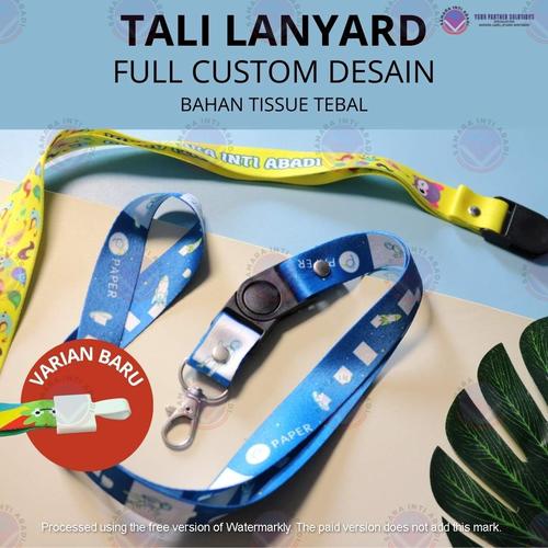 Jual Cetak Lanyard Custom Tali ID Card Tissue Full Print Color - Uk 2 ...