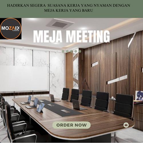 Jual Meja MEETING 8 orang / Meja Rapat BERGARANSI kantor minimalis 120 ...