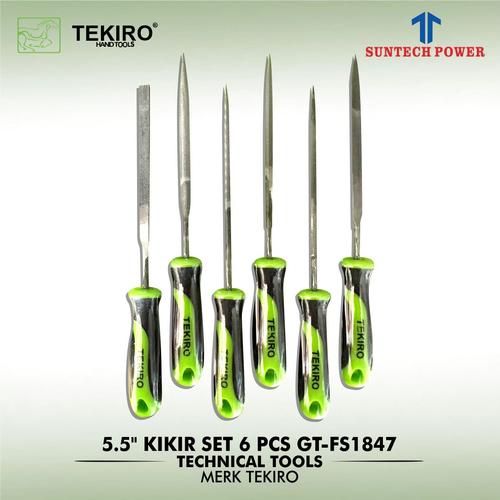Jual Kikir Besi Kayu Merk Tekiro Files Set 6 Pcs 5.5 Inch Type GT ...
