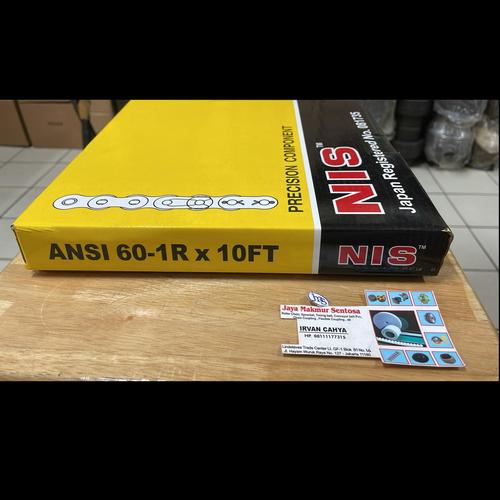 Jual ROLLER CHAIN/RANTAI MESIN 60-1R(SINGLE) 10FT(3M) NIS - Jakarta ...