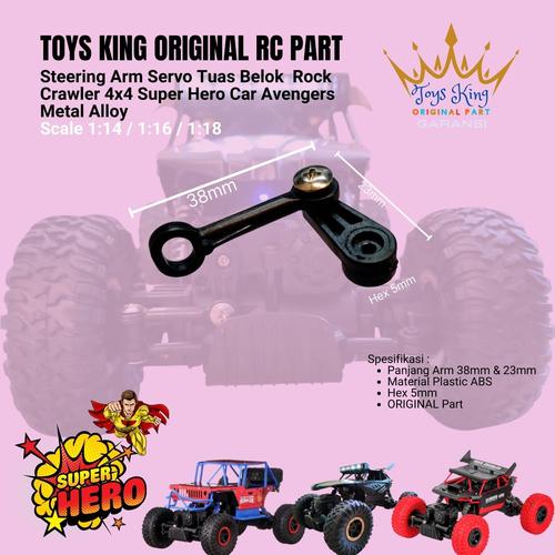 Jual Steering Arm Servo Tuas Belok Rock Crawler 4x4 RC Car Part 1:14 ...