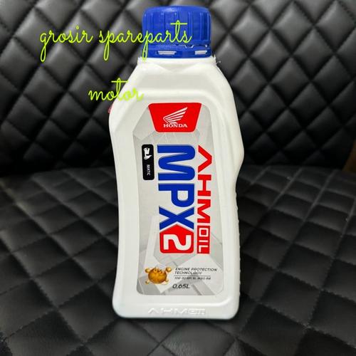 Jual OLI MPX2 0.65 650ML 10W-30 API SL MOTOR MATIC GENIO SCOOPY BEAT FI ...