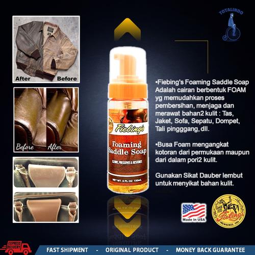 Promo Fiebings Foaming Saddle Soap | Sabun Pembersih Kulit Semprot Foam ...