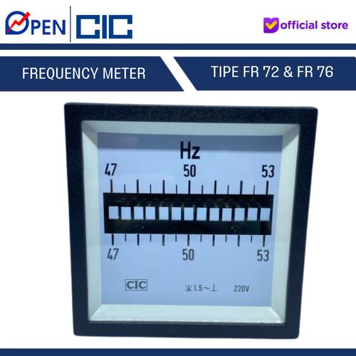 Jual FREQUENCY METER GETAR FR 72, 96 220V CIC - FR72 47-53HZ - Jakarta ...