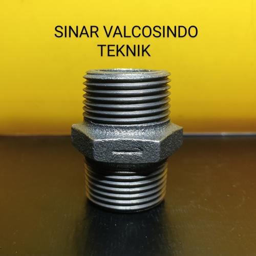 Jual DOUBLE NEPLE BESI HITAM (TSP) " 1 INCH" - Jakarta Barat - sinar ...