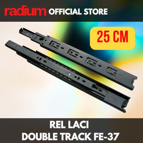 Jual Rel laci Double Track 25cm FE 37 RADIUM Full Extension - Jakarta ...