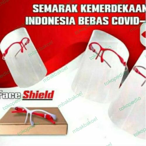 Jual Face Shield kaca mata nagita Orbital merah putih - Kab. Bekasi ...