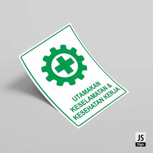 Jual STICKER K3 SAFETYSIGN - LOGO K3 - L(60x40cm) - Kab. Malang - JS ...