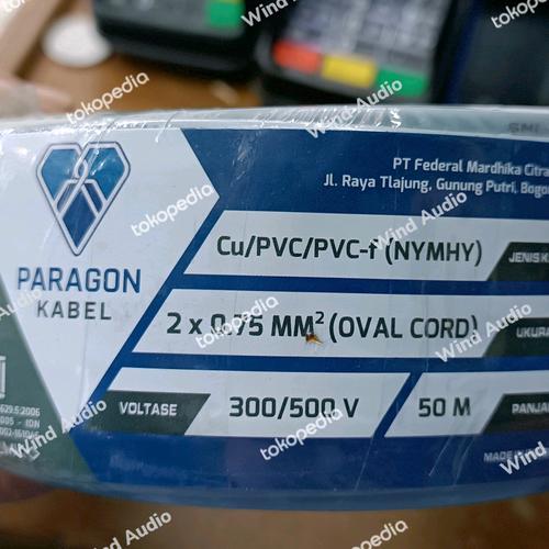 Jual KABEL AUDIO PARAGON 2X0.75MM 50M COCOK BUAT PEMASANGAN SPEAKER TOA ...