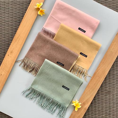 Jual WOMEN SYAL WINTER FASHION CASMERE SHAWL WANITA MUSIM DINGIN - Abu ...