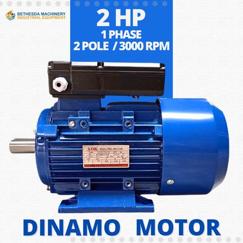 Jual Dinamo 2 HP Dinamo Motor 2HP ADK Motor 1Phase - Kota Surabaya - Bethesda Store | Tokopedia