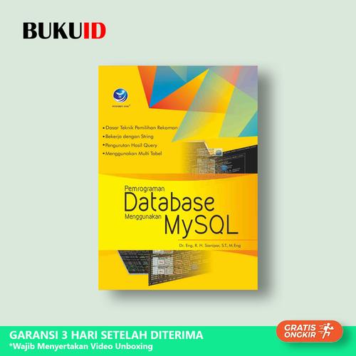 Promo Buku Pemrograman Database Menggunakan MySQL - Kota Tangerang ...