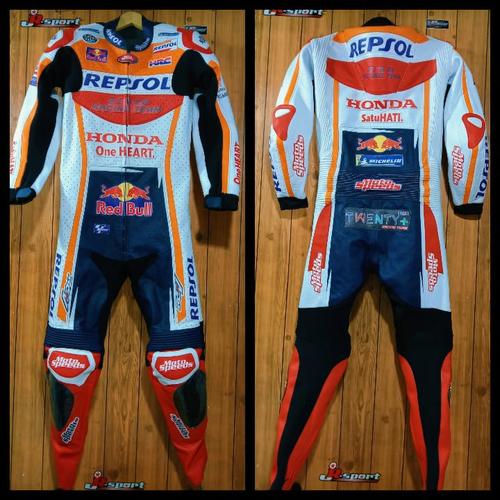 Jual wearpack balap road race kulit sapi full protector - XXL - Kab ...