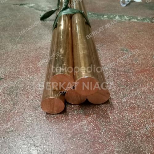 Jual As Tembaga grounding rod diameter 19mm x 60cm ( tembaga murni ...