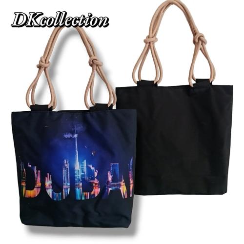 Jual tas dubai souvenir tote bag dubai merchandise tas kanvas dubai ...