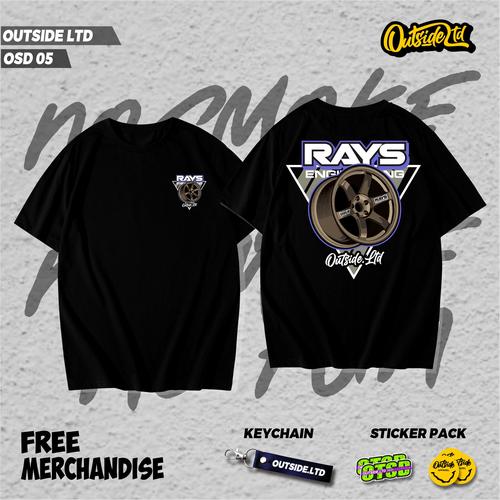 Jual KAOS RACING VELG RAYS KAOS ENGINEERING LEGEND BAJU WHEELS - Hitam ...