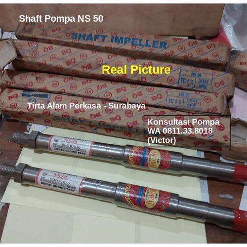 Jual As Shaft Pompa NS 50 As Pompa Air NS 50 bahan steel Standart Shaft ...