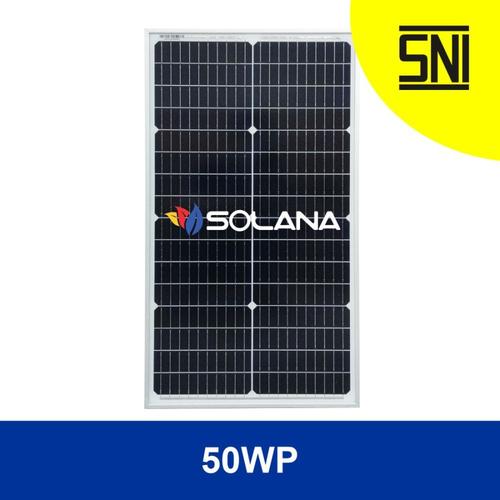 Jual SOLANA SOLAR PANEL/ PANEL SURYA/ SOLAR CELL MODULE MONO SNI 50WP ...