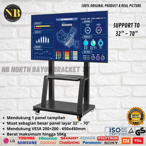 Jual BRACKET TV STAND 32"-65" BRACKET TV STANDING UNIVERSAL LCD LED TVs ...