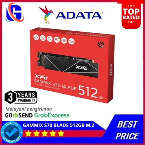 Jual SSD ADATA XPG GAMMIX S70 BLADE 512GB M.2 NVMe PCIe Gen4x4 - Kota ...