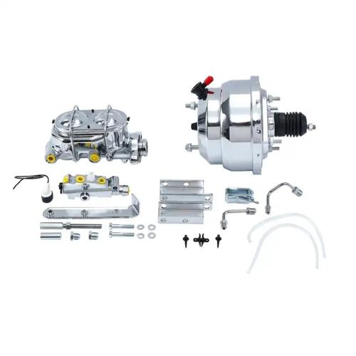 Jual Brake booster master kit billet chrome / boster rem + master kit ...