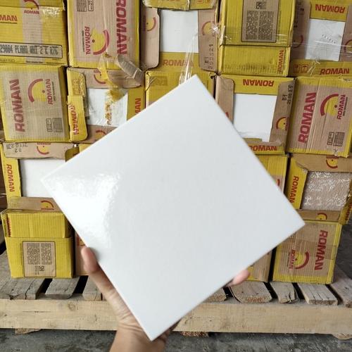 Jual Keramik Roman G229004 Kw 2 - Keramik Putih Glossy Uk 20x20 Cm ...