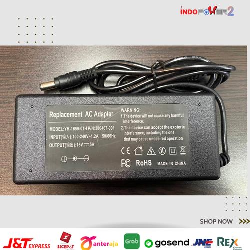 Jual Switching Adaptor 15V 5A Replacement AC Adapter 15v 5a 75W Adaptor - Jakarta Barat ...