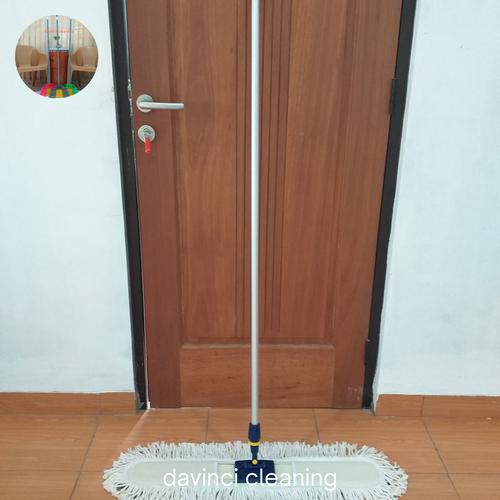 Jual loby duster SET 80 cm alat pel loby loby duster 80cm cotton PUTIH ...