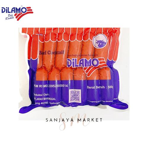 Jual DILAMO BEEF COCKTAIL MERAH SOSIS SAPI MINI 500GR DAN 900 GR READY ...