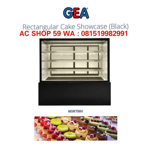 Jual CAKE SHOWCASE GEA MSR-750V / MSR 750V RECTANGULAR CAKE SHOWCASE ...